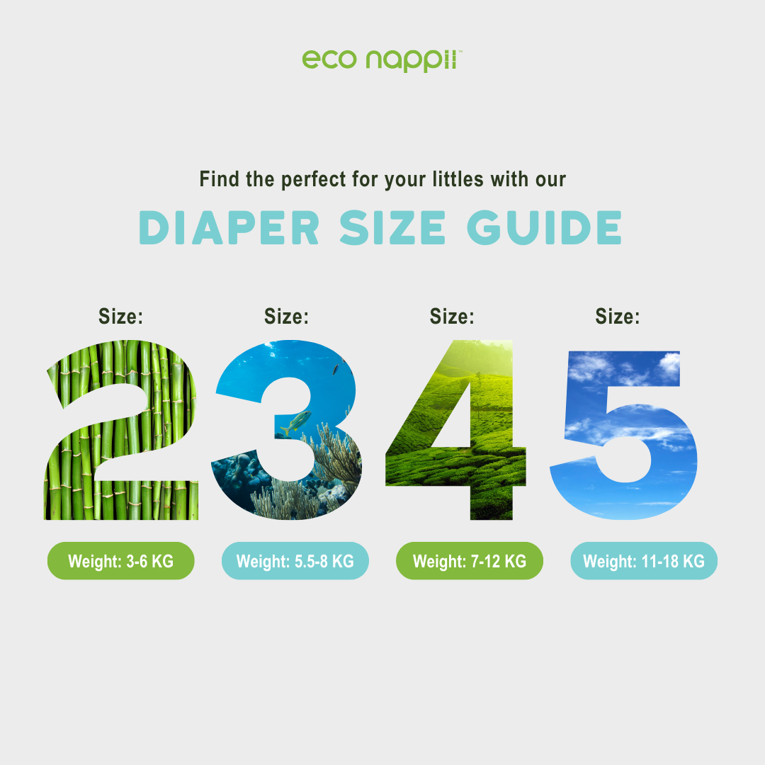 Eco Nappii - Organic Bamboo Plant-Based Diaper | Sustainable Baby Care
